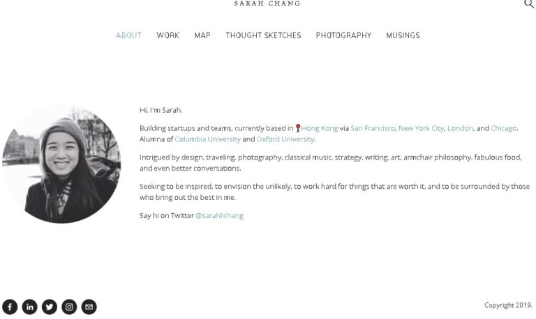 Create Personal Website: 30 Best Personal Websites Designs