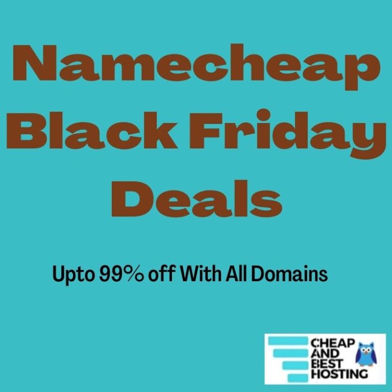 Namecheap Black Friday Deals 2023 - 99% Off Coupon & Offers